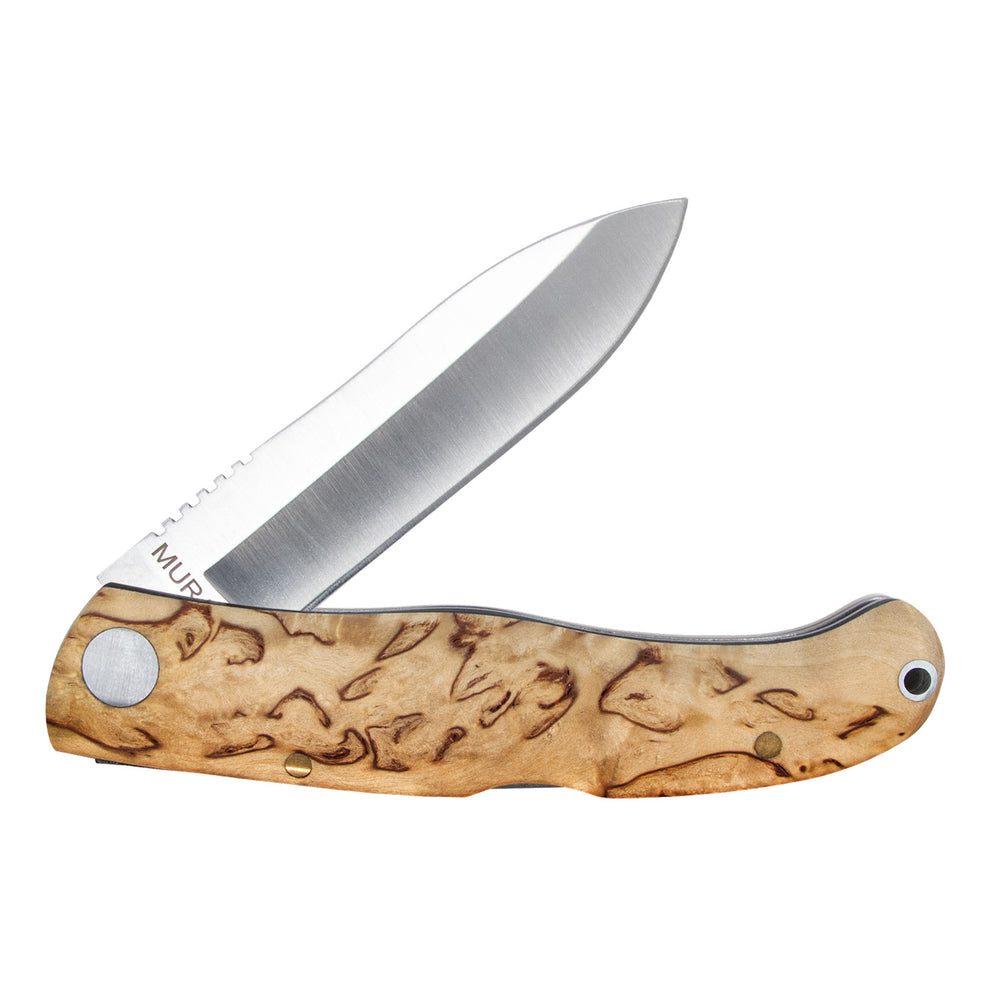 The Muralla Knife-Curly Birch – Eversharp Knives